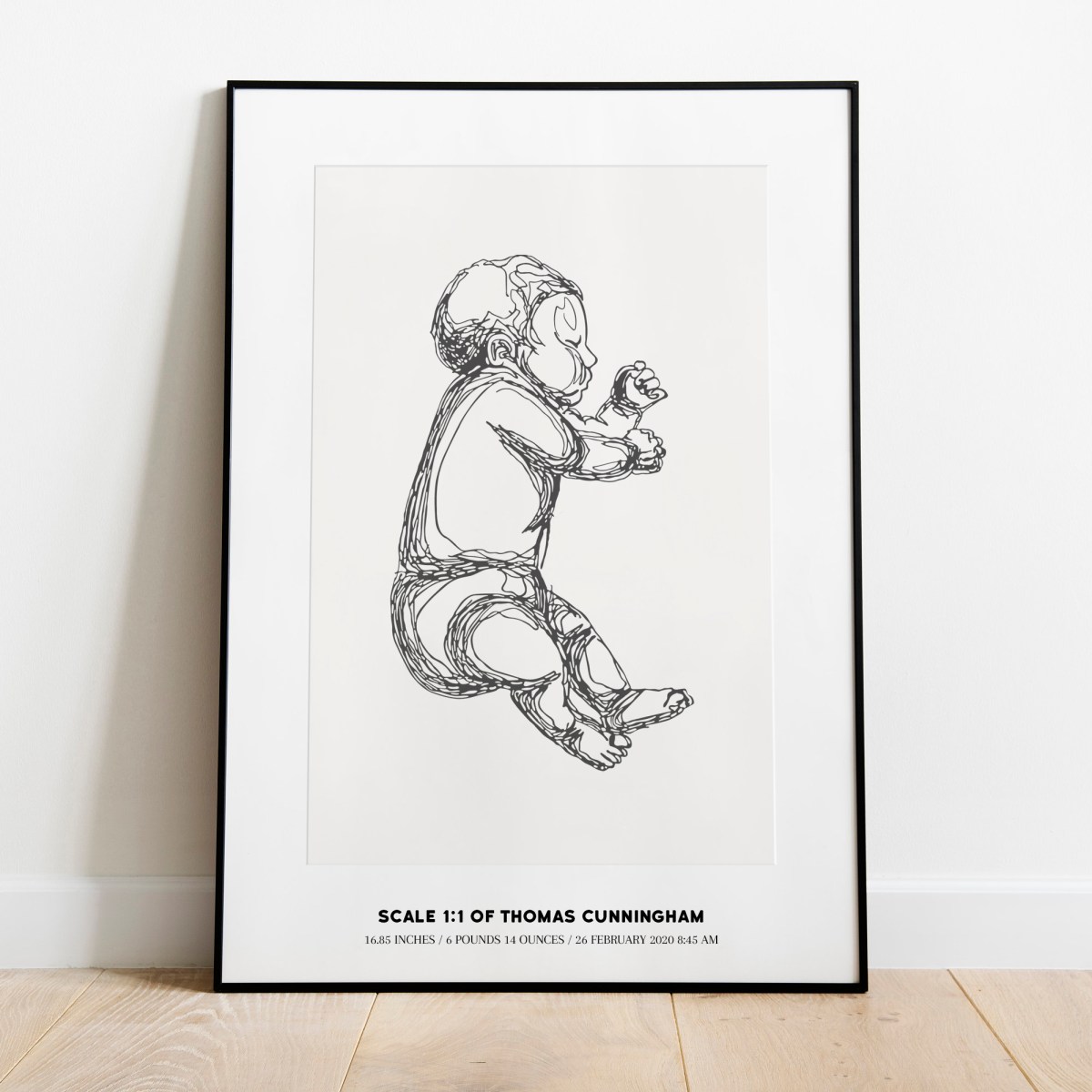 Birth Poster Illustrations – art from scratch